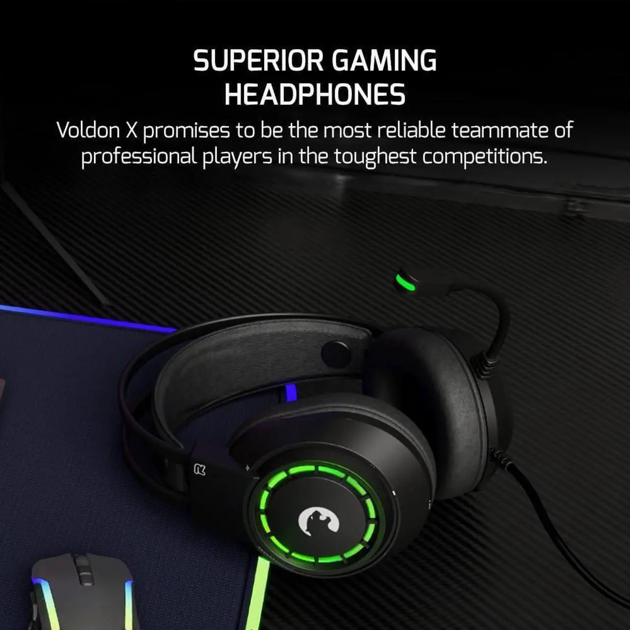 GAMEPOWER Voldon X 3.5mm Jack Gaming Headset - Wired Headphones with ...
