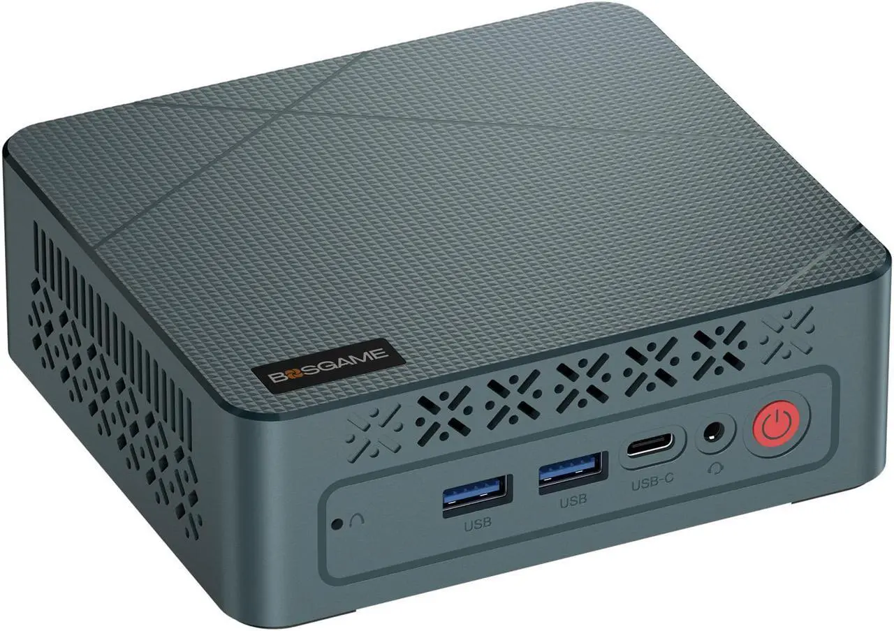 BOSGAME E2 Mini PC AMD Ryzen 5 3550H, 16GB DDR4 RAM 512GB SSD, Radeon ...