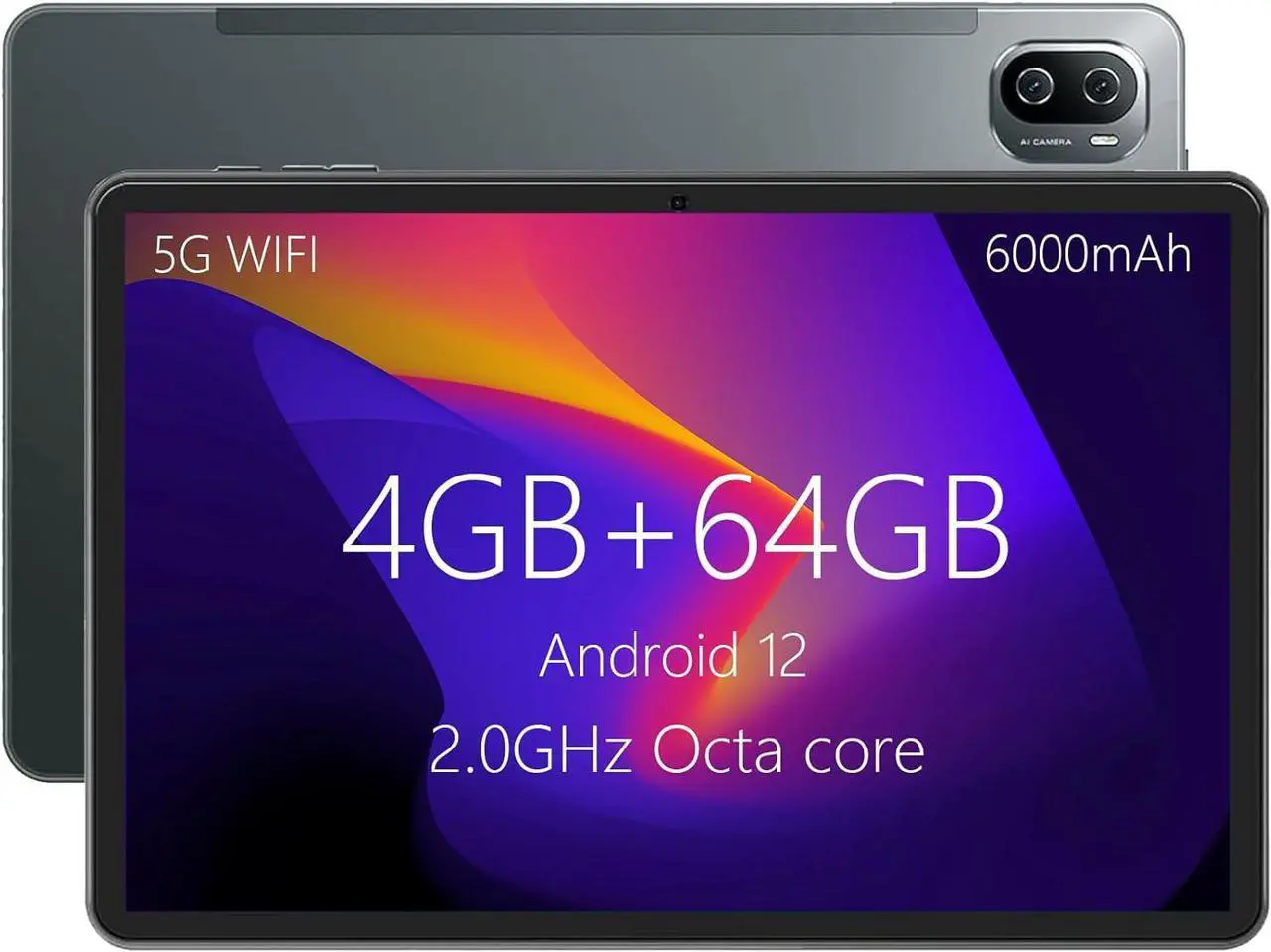 Elepad Tablet, Android WiFi Tablet with 2.0GHz Octa-Core CPU 4GB RAM ...