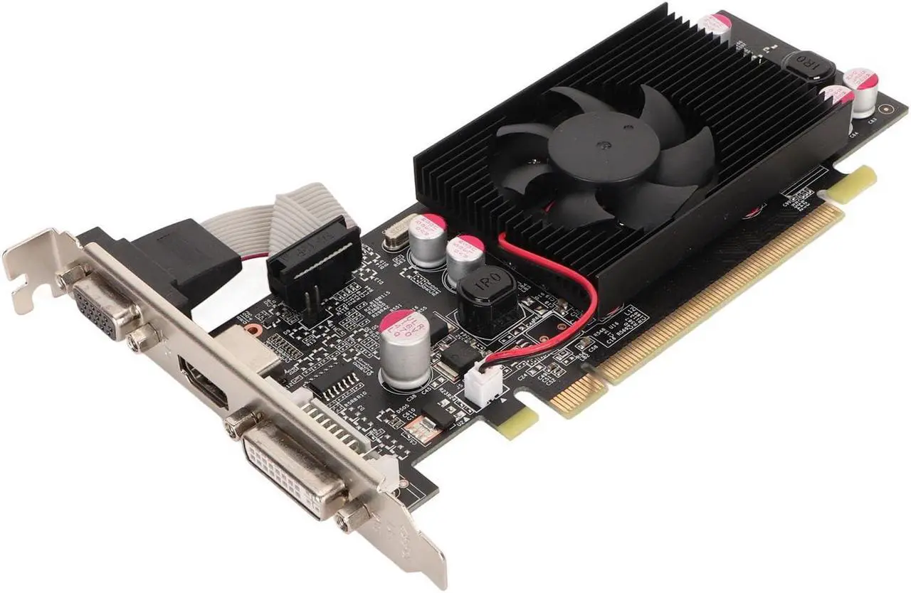 Yunseity DDR2 Graphics Card, 1G, DVI VGA HD Multimedia Interface ...