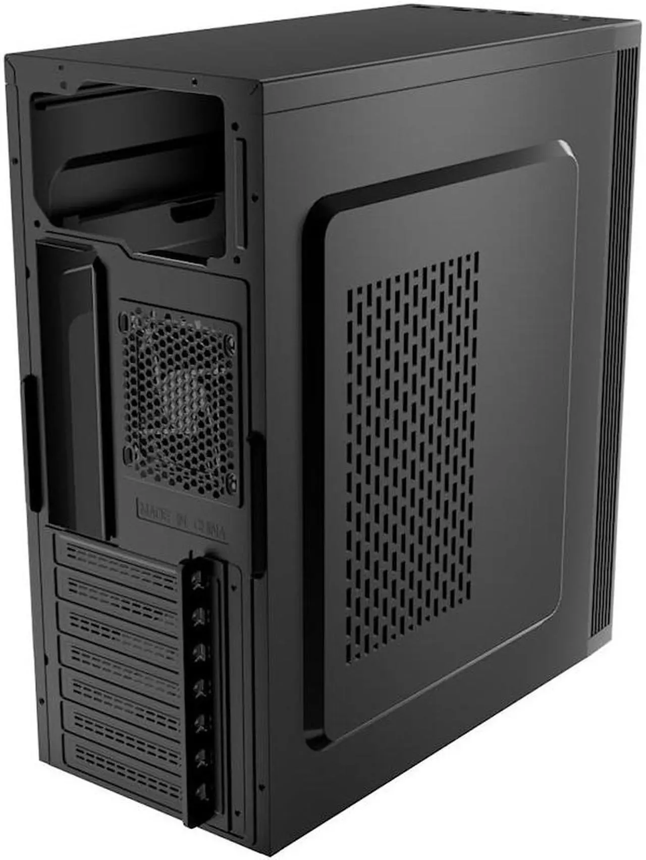 ATX PC Case Support 5.25" ODD, Computer Case Pre-Install 1x120MM Fan+ ...