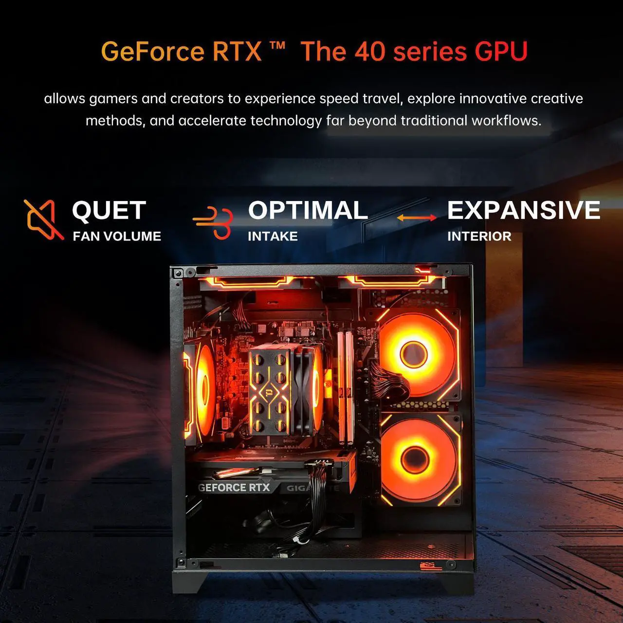 HZG Gaming Desktop Computer PC,AMD Ryzen 5 5600X,GeForce RTX 4060, 32GB ...