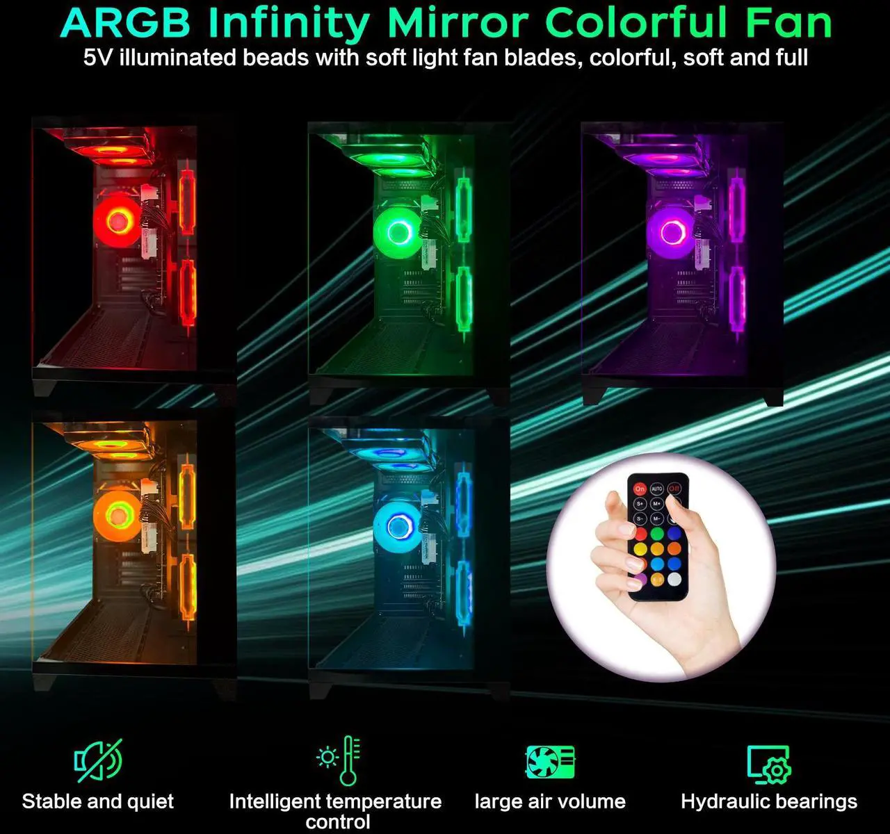 HZG Gaming Desktop Computer PC,AMD Ryzen 7 5700G, 16GB RAM and 1TB NVMe ...