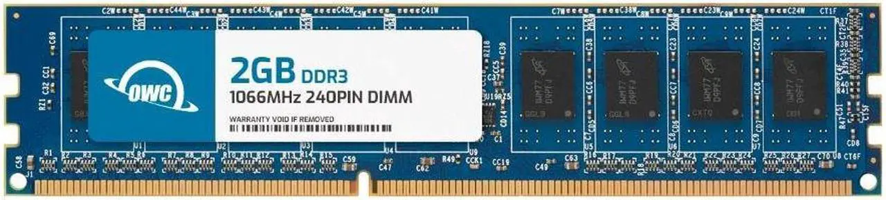 OWC 2GB DDR3 1066 PC3-8500 CL7 1Rx8 240-pin 1.5V Non-ECC UDIMM Memory ...