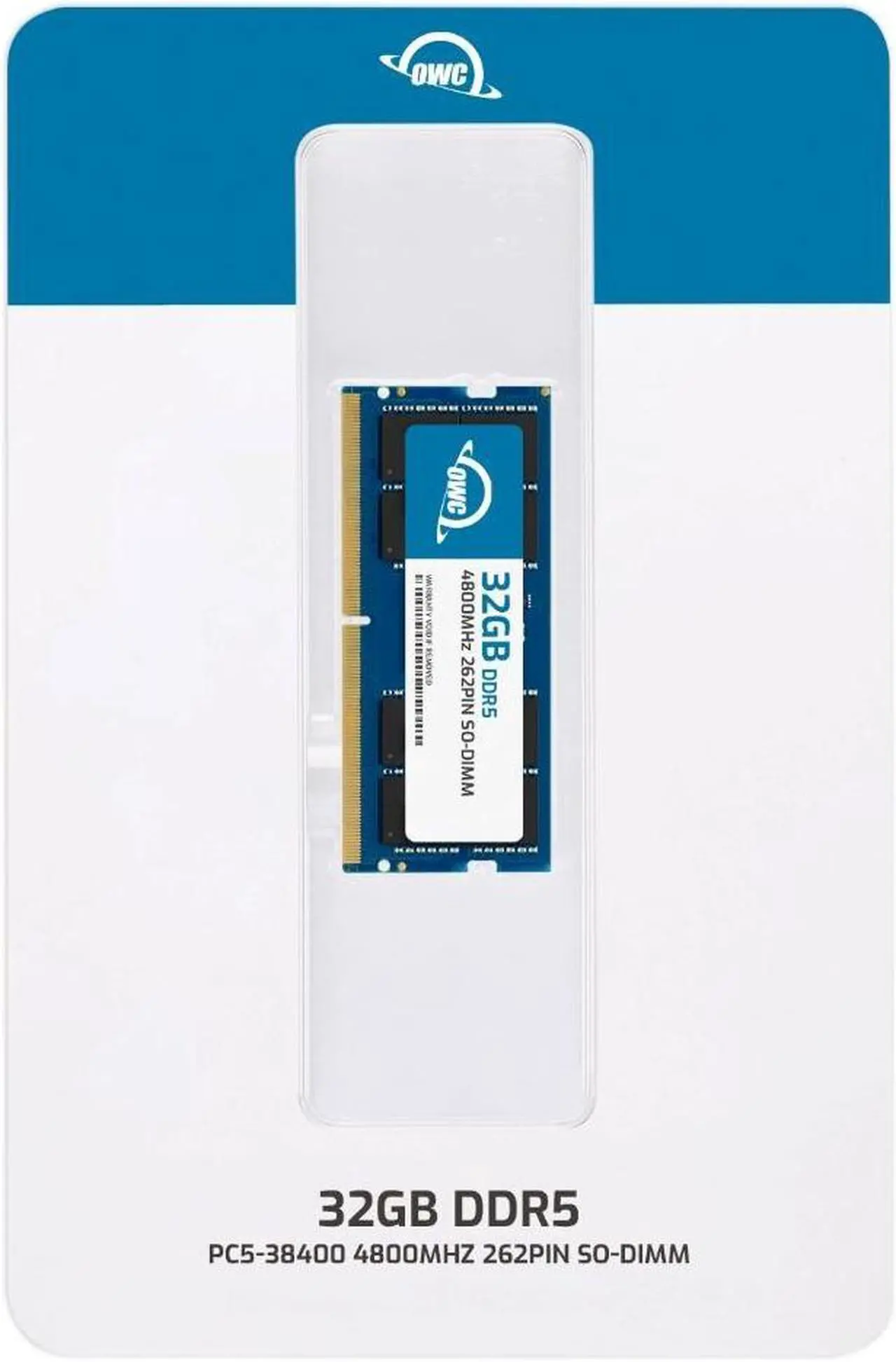OWC 32GB DDR5 4800 PC5-38400 CL40 2Rx8 262-pin 1.1V Non-ECC SODIMM ...