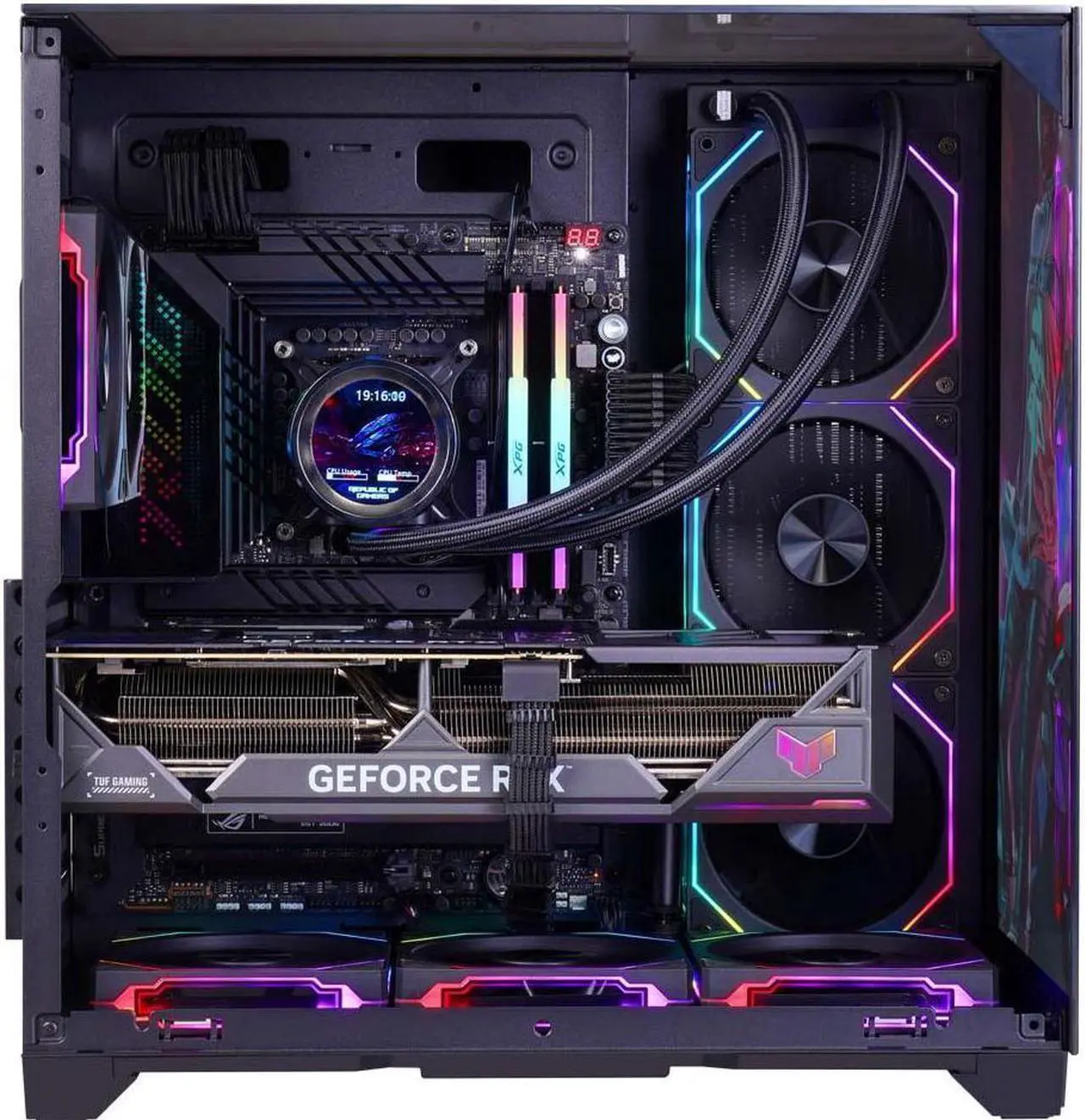 WJCOOLMAN Tian Ji S3 Black Panoramic Version 2Side Transparent Glass ...