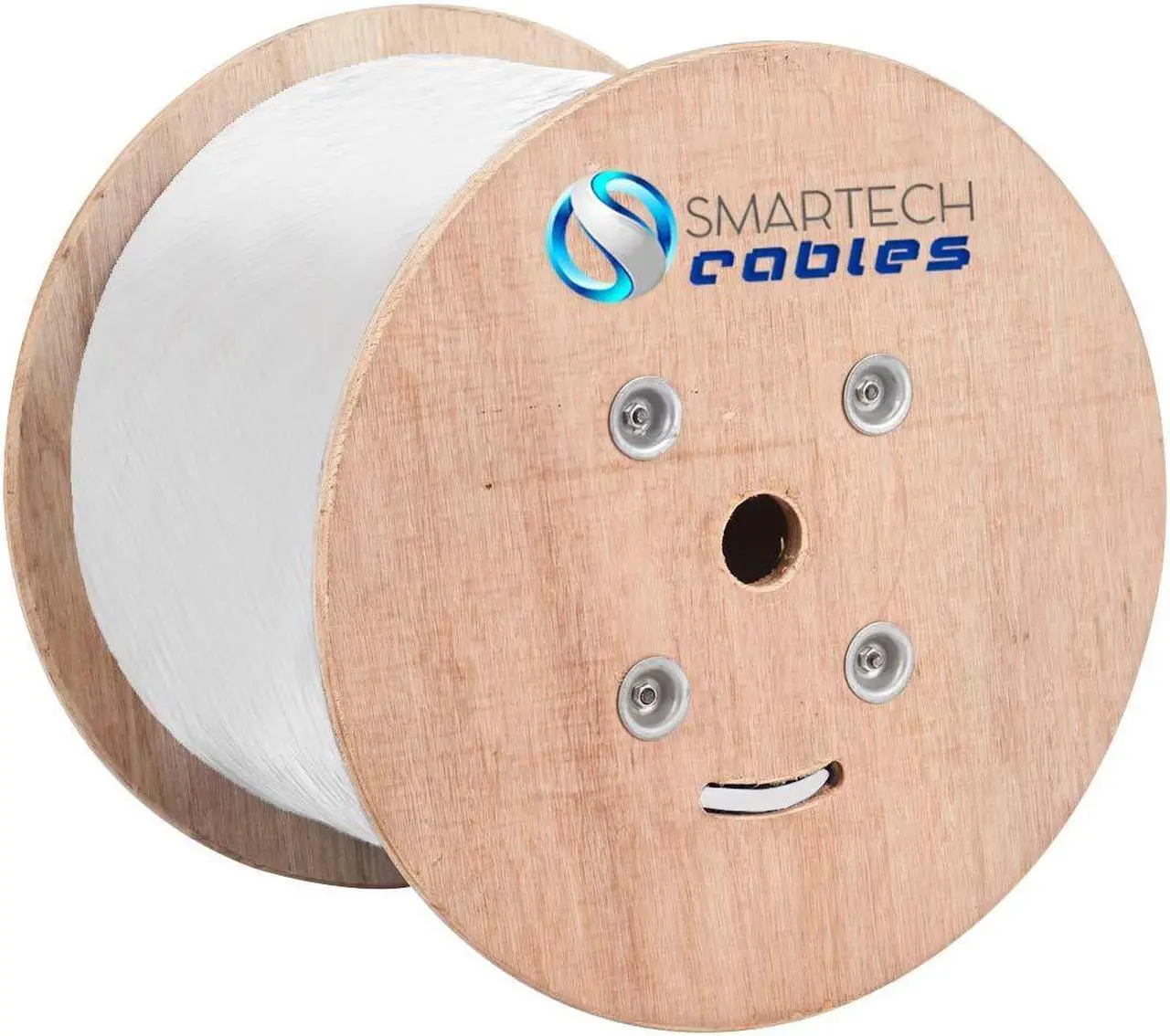 CAT6A Plenum 1000ft Bulk Ethernet Cable Certified 100% Pure Solid Bare Copper 750MHz, 23AWG, UTP ...