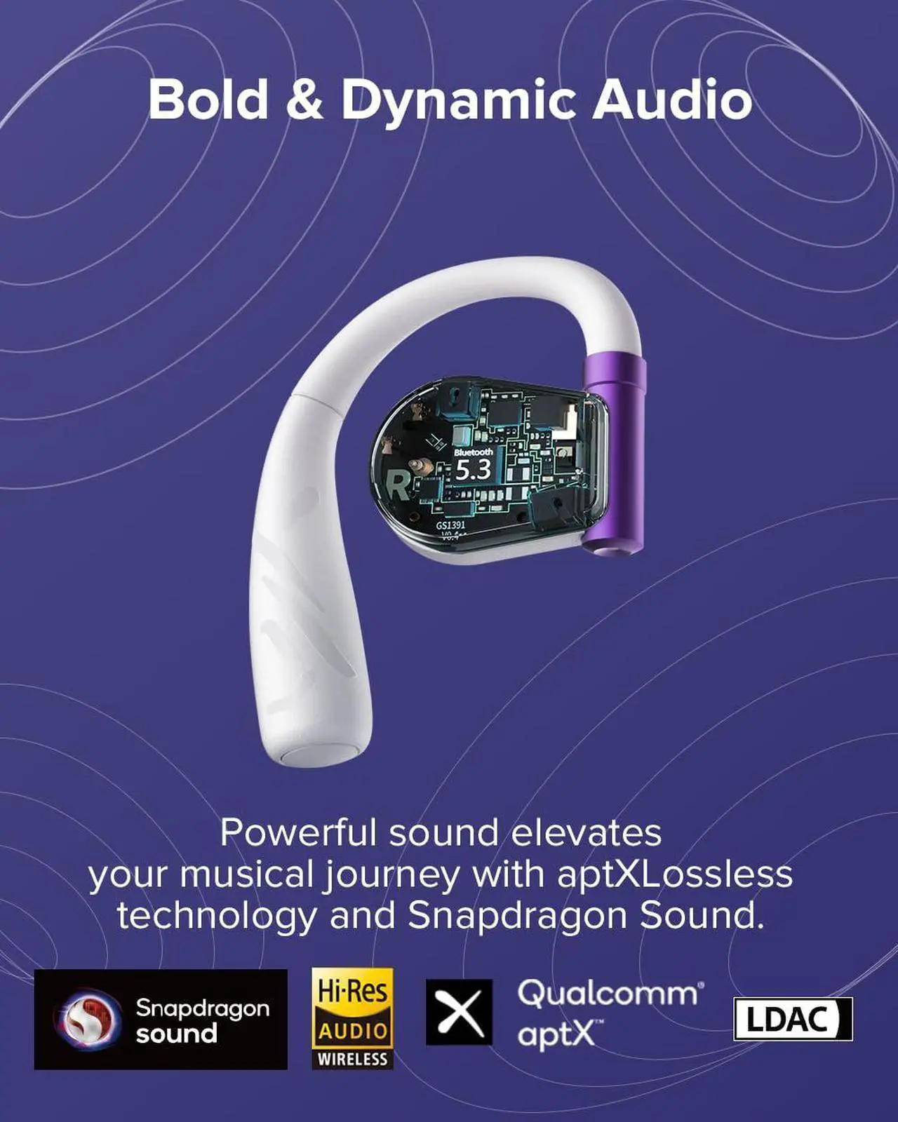 Cleer ARC II Gaming Earbuds - True Wireless Open Ear Headphones, Ultra ...