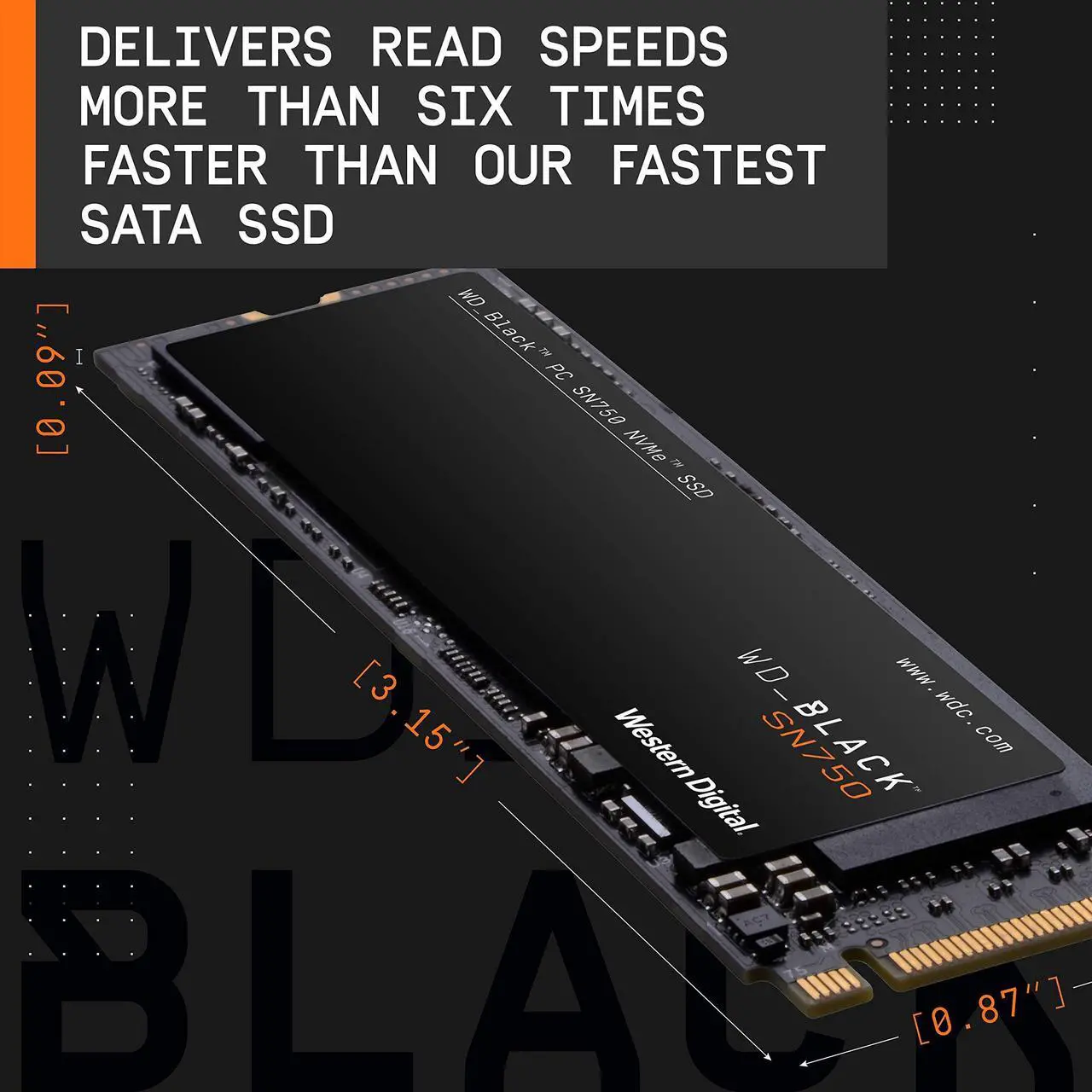 WD_BLACK 500GB SN750 NVMe Internal Gaming SSD Solid State Drive - Gen3 ...