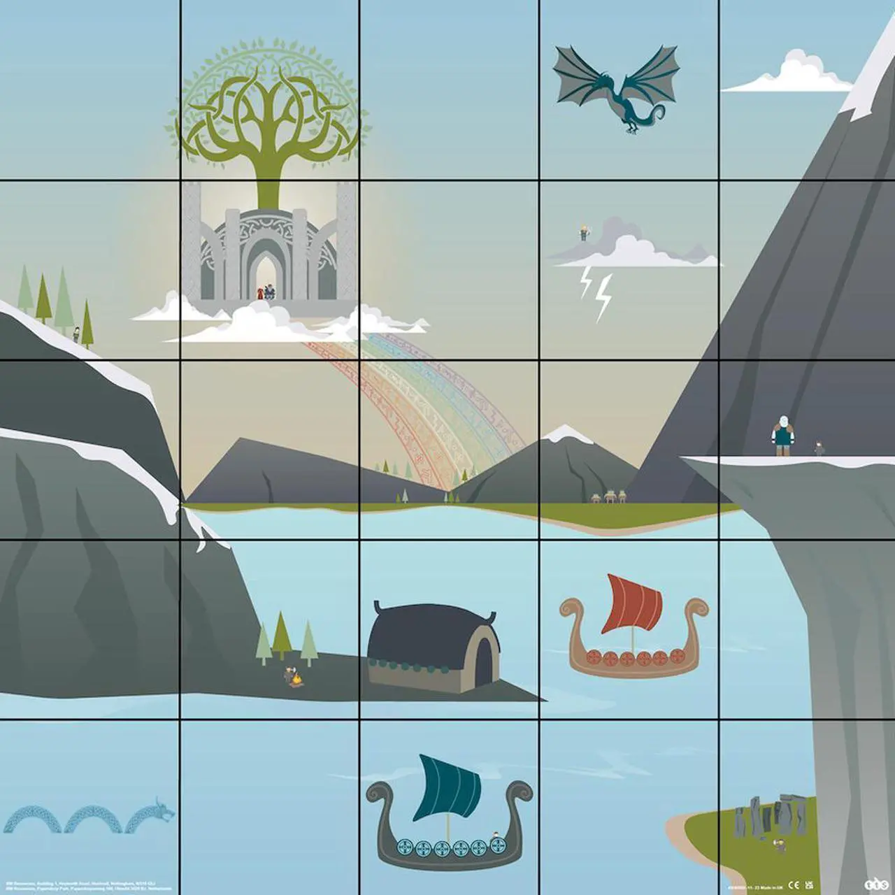 TTS Viking Activity Mat for Loti-Bot STEAM Coding Robot Interactive ...