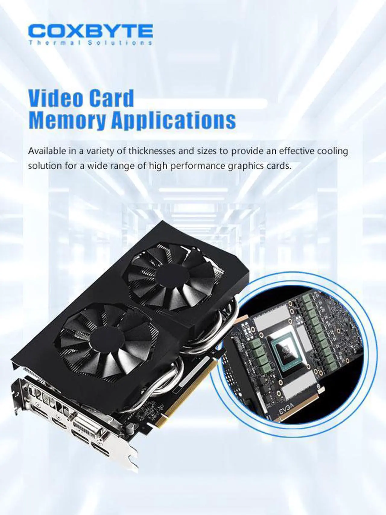 Coxbyte 16W/mk Heat Conducting high-performance thermal pad CPU/GPU ...