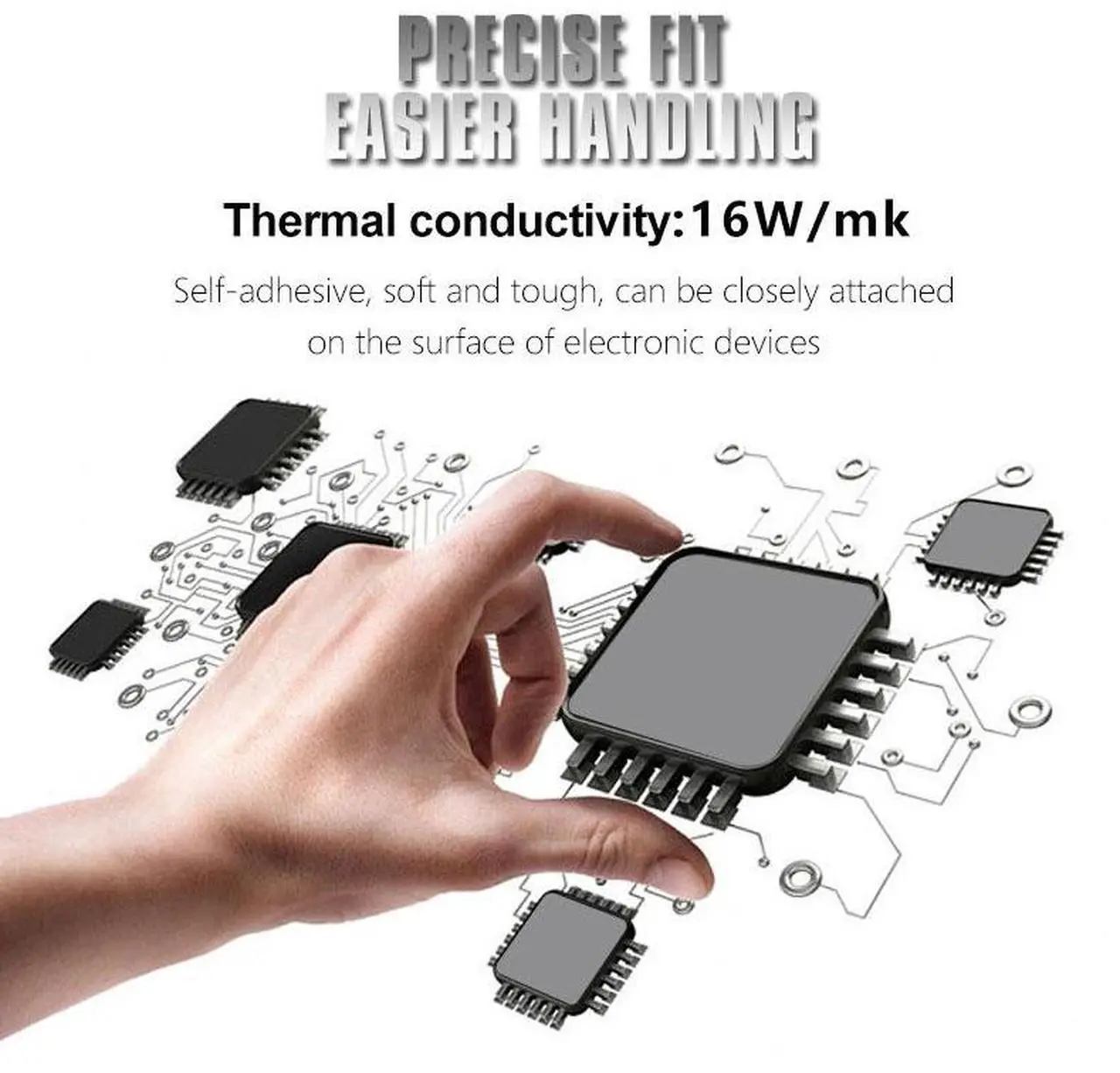 Coxbyte 16W/mk Heat Conducting high-performance thermal pad CPU/GPU ...