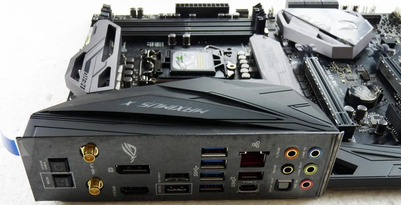 Refurbished: ASUS ROG Maximus IX Hero LGA1151 DDR4 DP HDMI M.2 USB 3.1 ...
