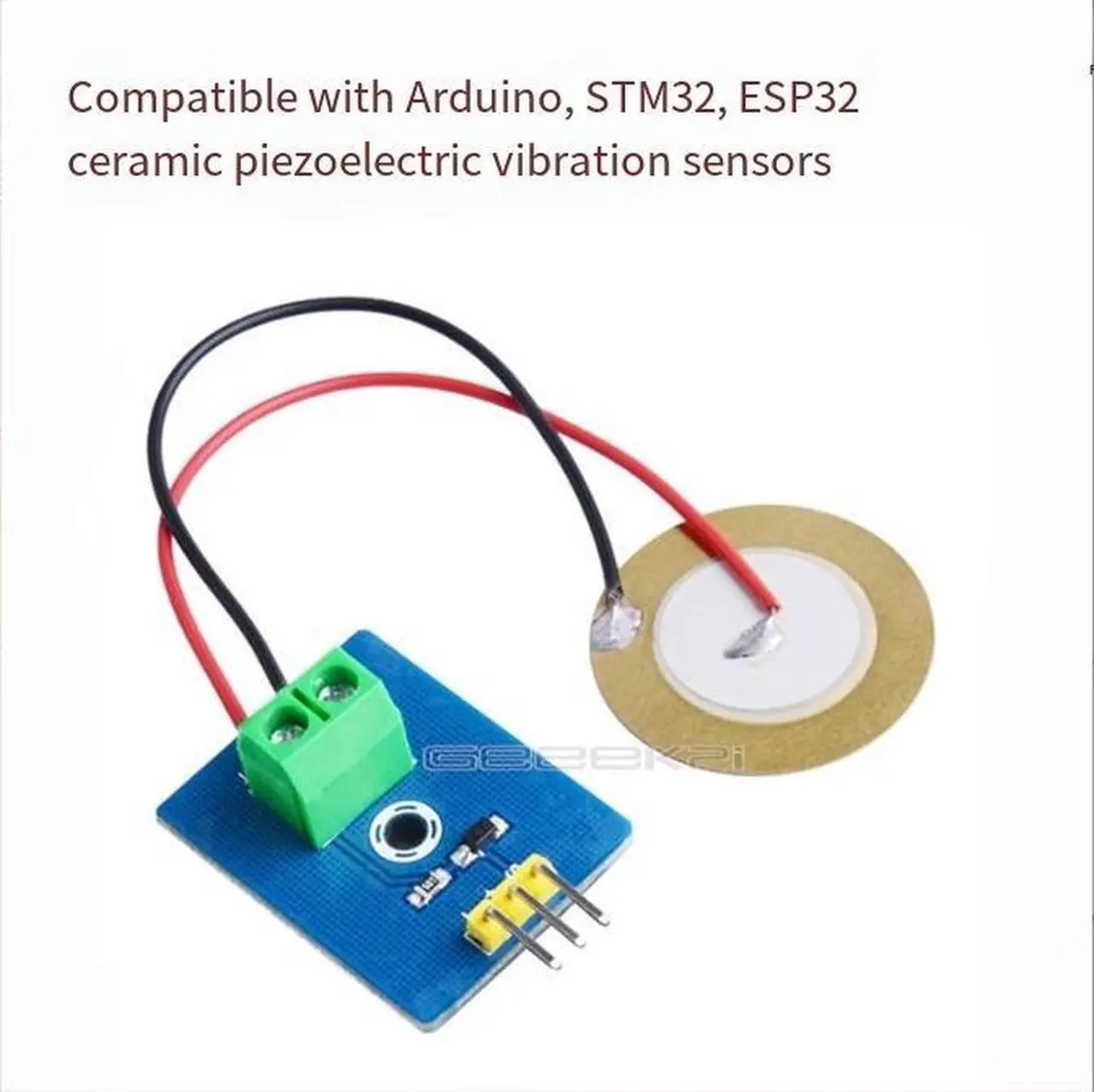 Compatible with Arduino, STM32,ESP32 ceramic piezoelectric vibration ...