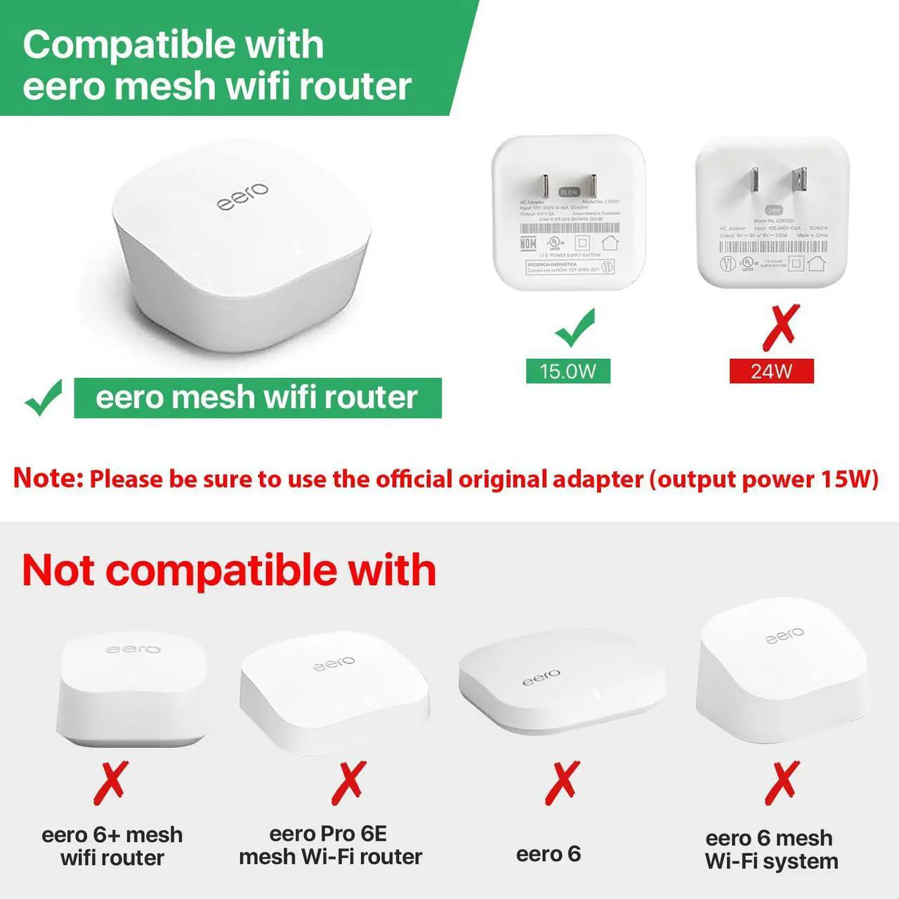 Wall Mount Holder Only for eero Mesh WiFi Router,(NOT Compatible with ...
