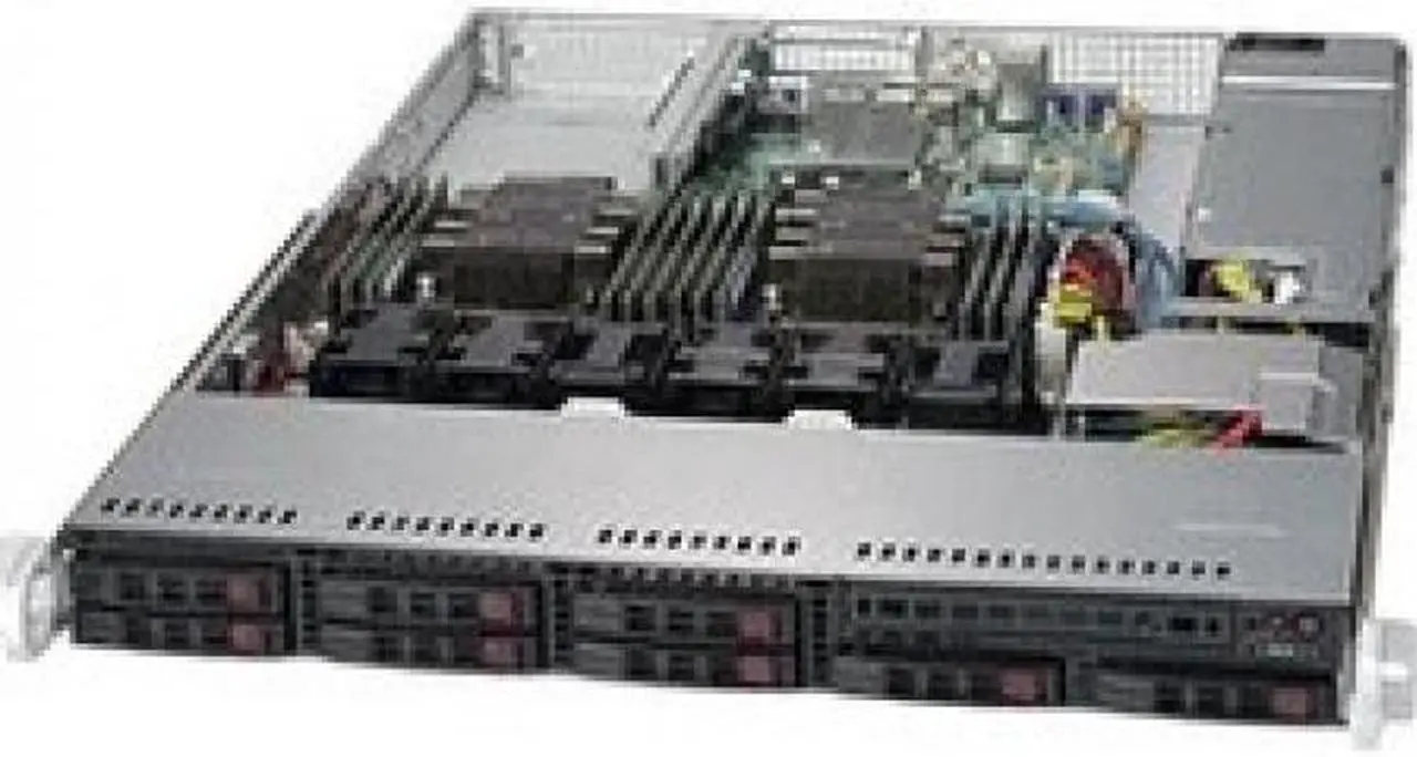 SUPERMICRO SuperChassis CSE-113AC2-605WB Silver 1U Desktop Server Case ...