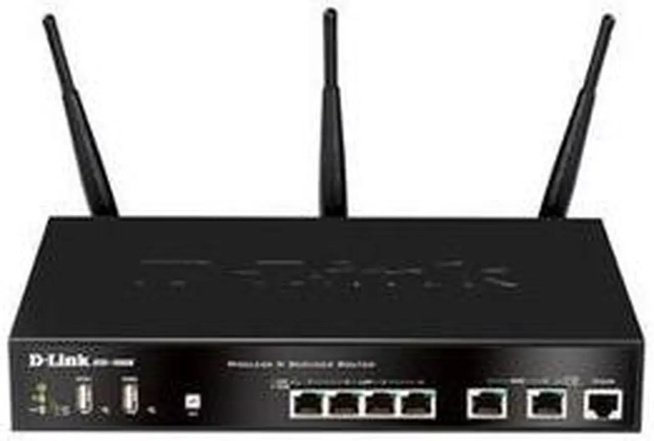 D-Link DSR-1000N Services Wireless Router - 4-port switch (integrated ...