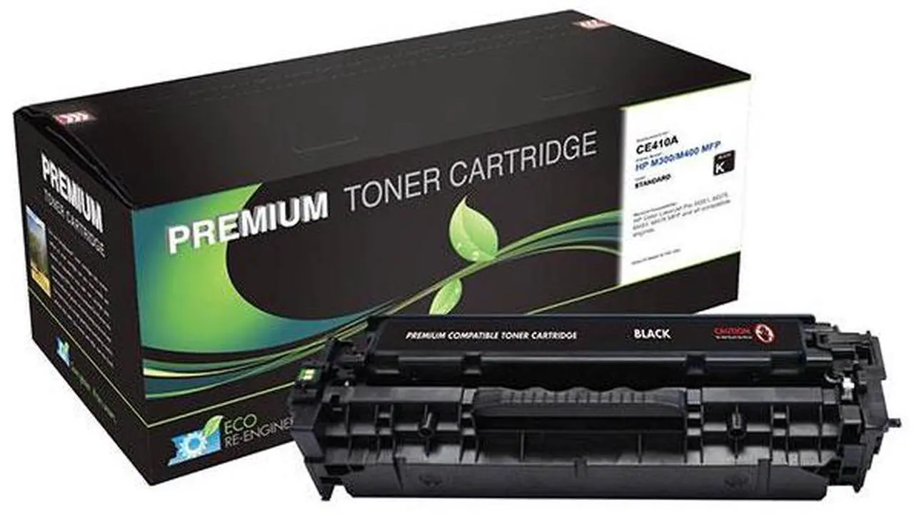 compatibles-500 Series 500-CE410A Black Toner Cartridge (OEM # HP ...