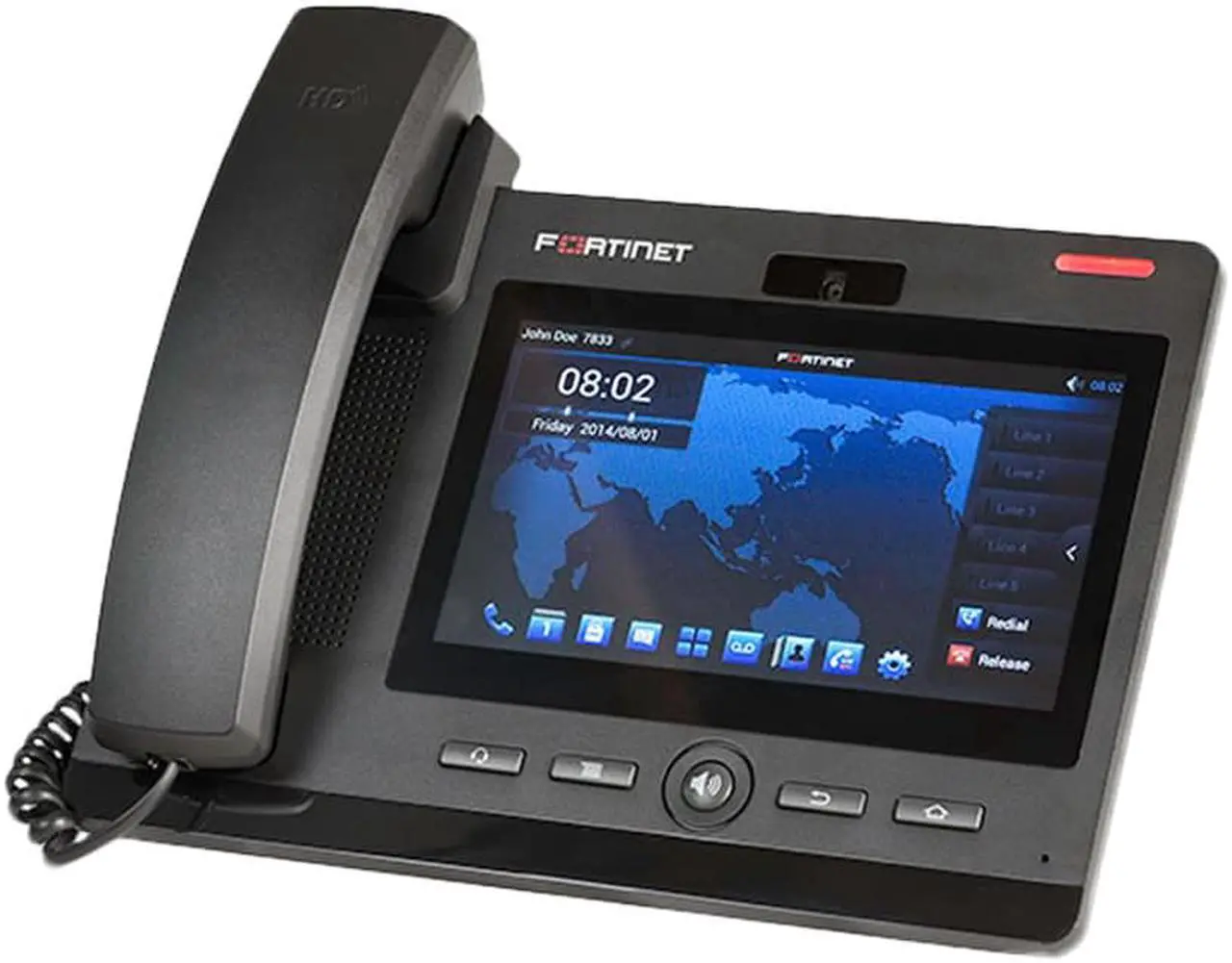 Fortinet FortiFone-670i / FON-670i VOIP SIP Phone, 10/100/1000 Lan, 10/100/1000 PC, PoE, up to 6 ...