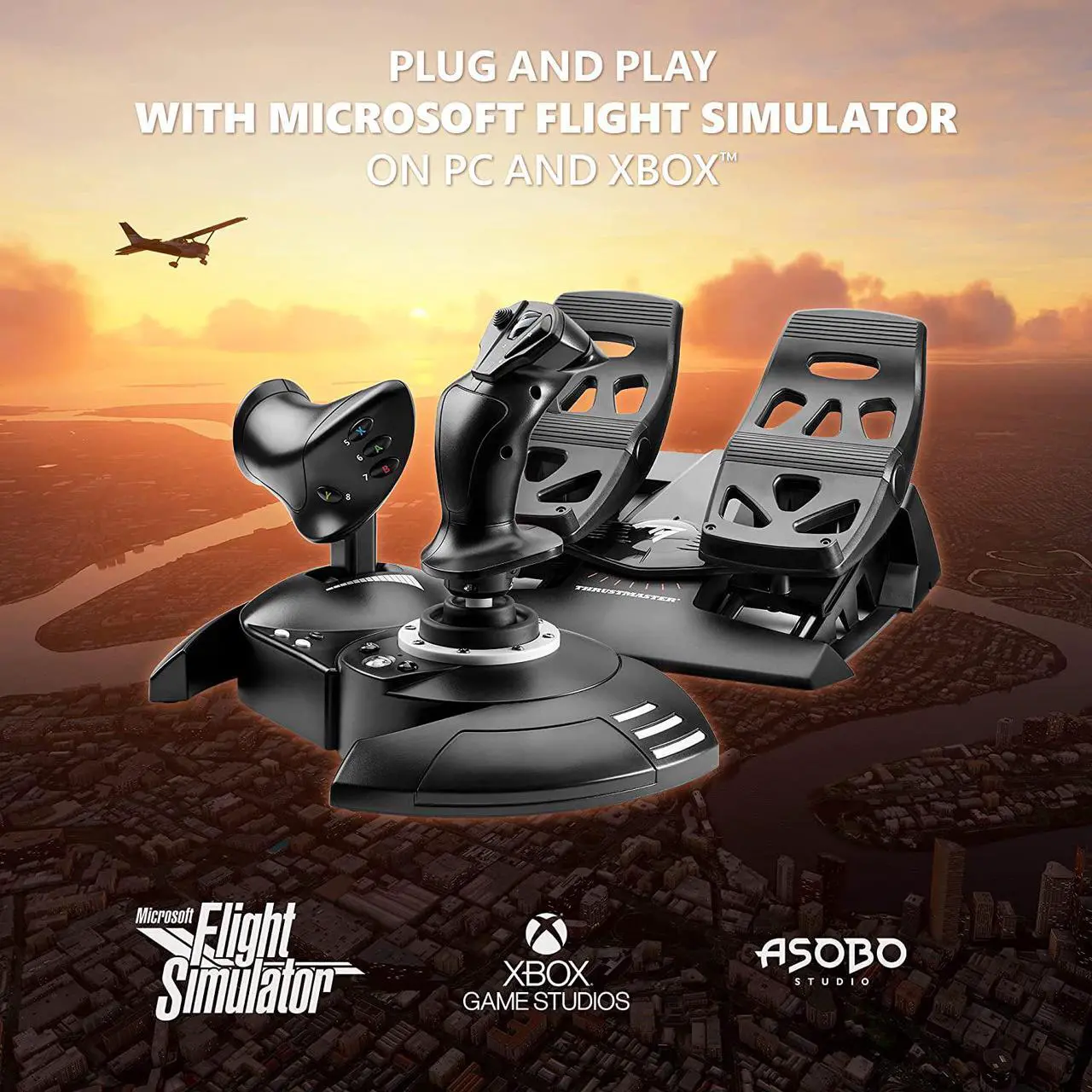 Thrustmaster Flight SIM Thrustmaster T-Flight Full Kit (Xbox Serie X/S ...