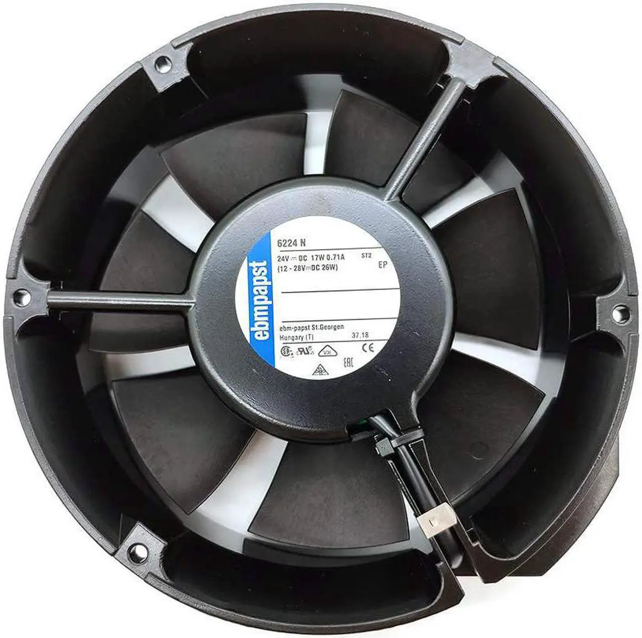 Original ebm-papst 6224N Axial Fan DC 24V 17W 710mA 172x51mm for ...