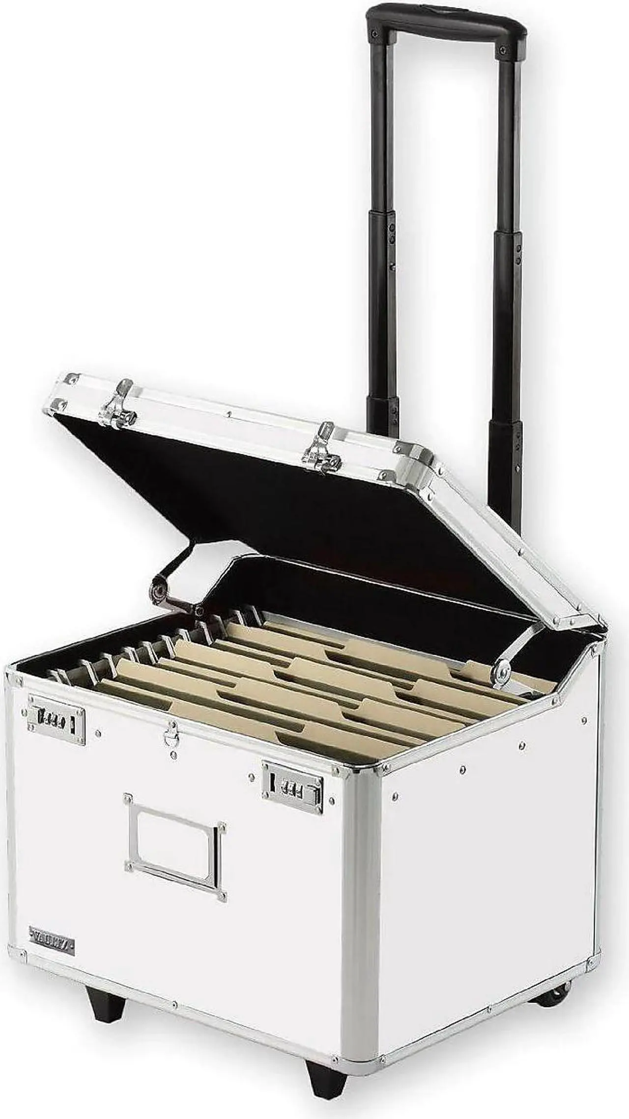 Vaultz Locking Mobile File Chest Letter/Legal White (VZ00168) VZ00168-1 ...