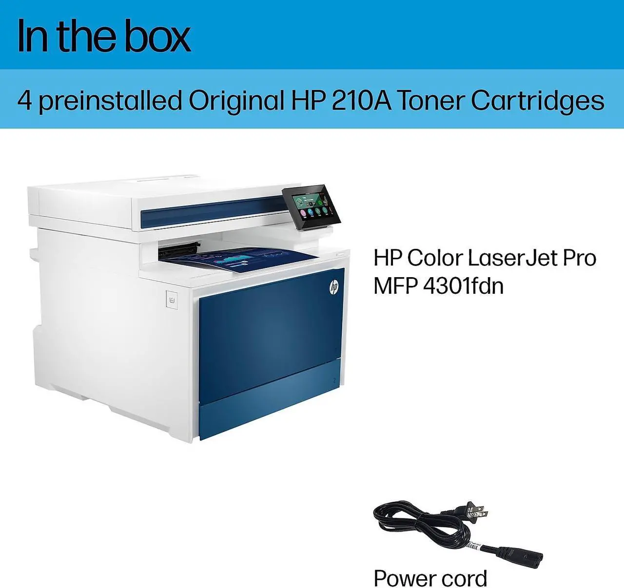 HP Color LaserJet Pro MFP 4301fdn Laser Printer, Color Mobile Print ...