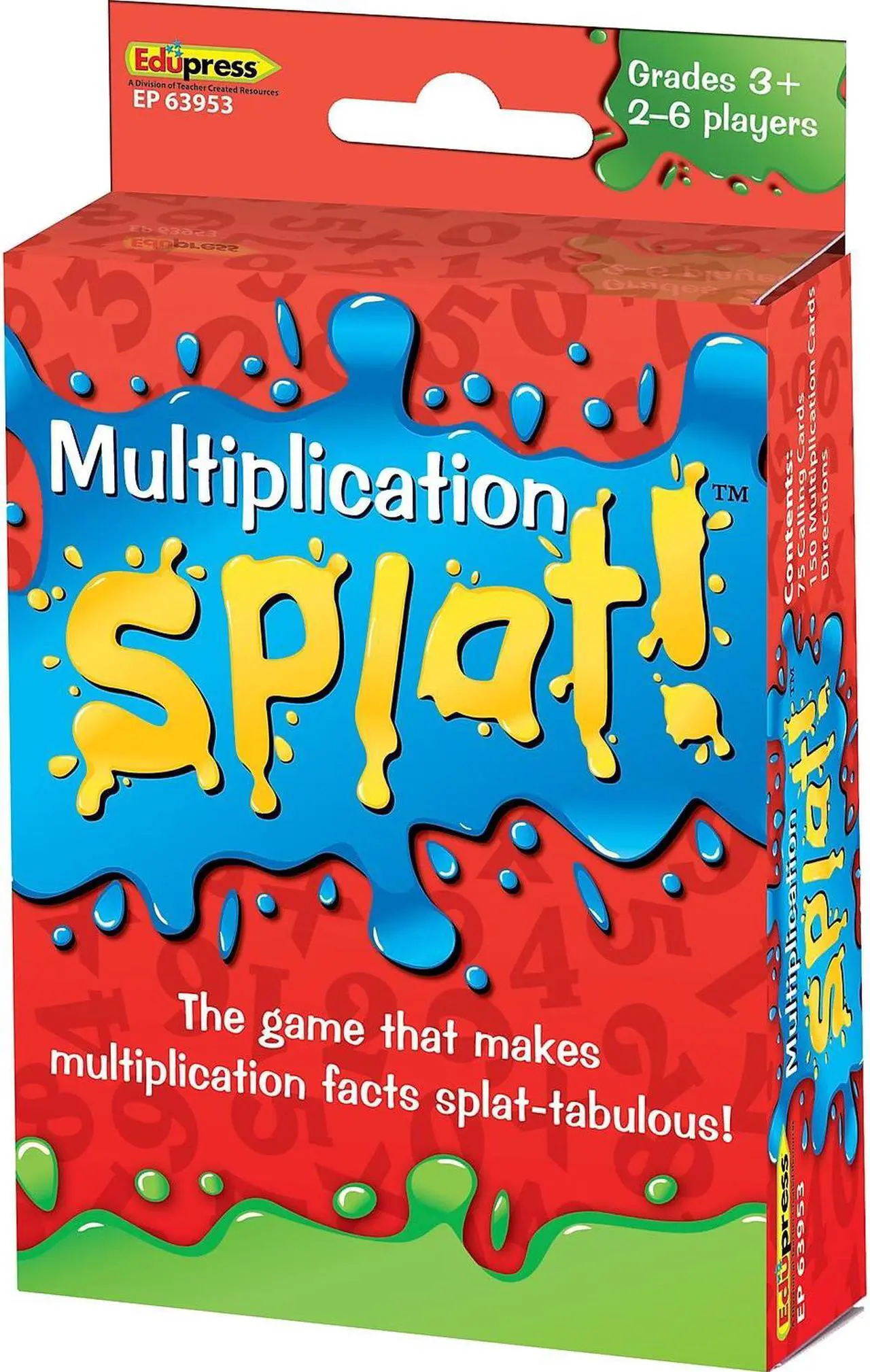 Teacher Created Resources Splat Game: Multiplication Grades 3 ...