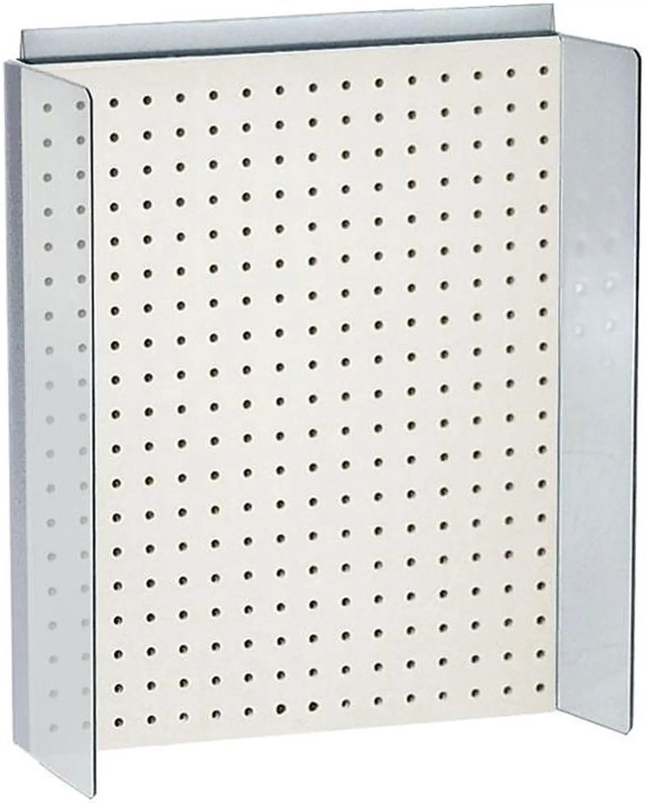 Azar Displays 16" x 20.25" Pegboard Powerwing Display White 700357-WHT ...