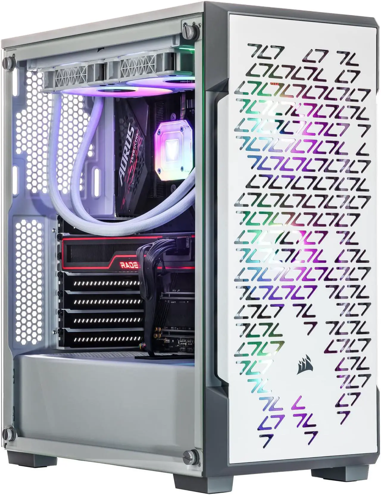 Velztorm White Ferrux II Custom Built Gaming Desktop PC (Intel i9 ...