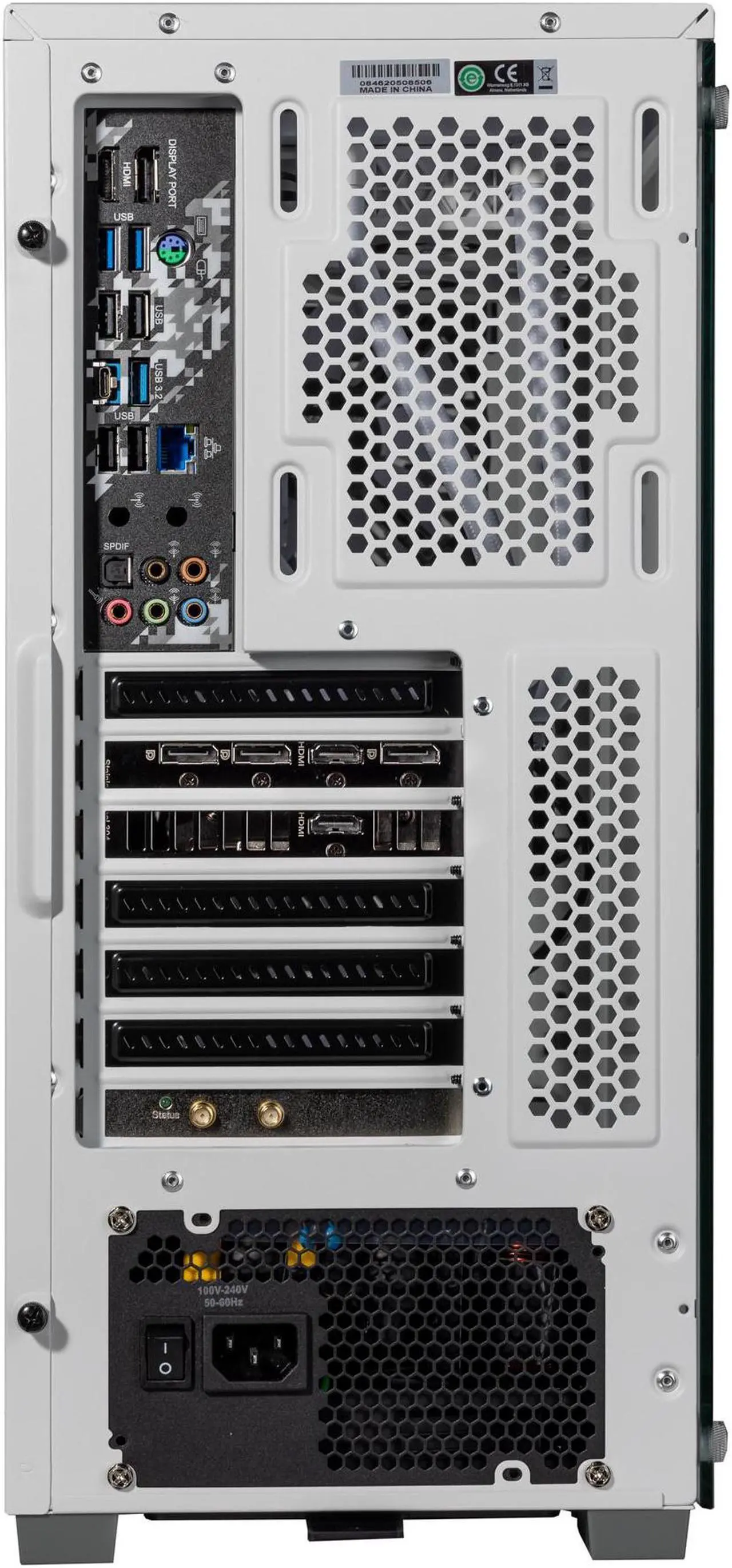 Velztorm White Ferrux Gaming Desktop PC (AMD Ryzen 9 - 5900X 12-Core ...