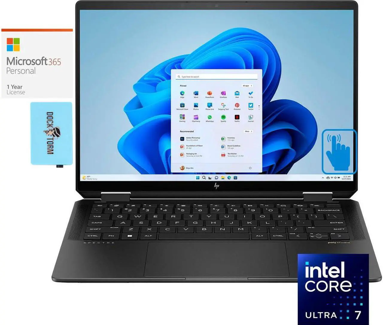 HP Spectre x360 Home & Business 2-in-1 Laptop (Intel Ultra 7-155H 16 ...