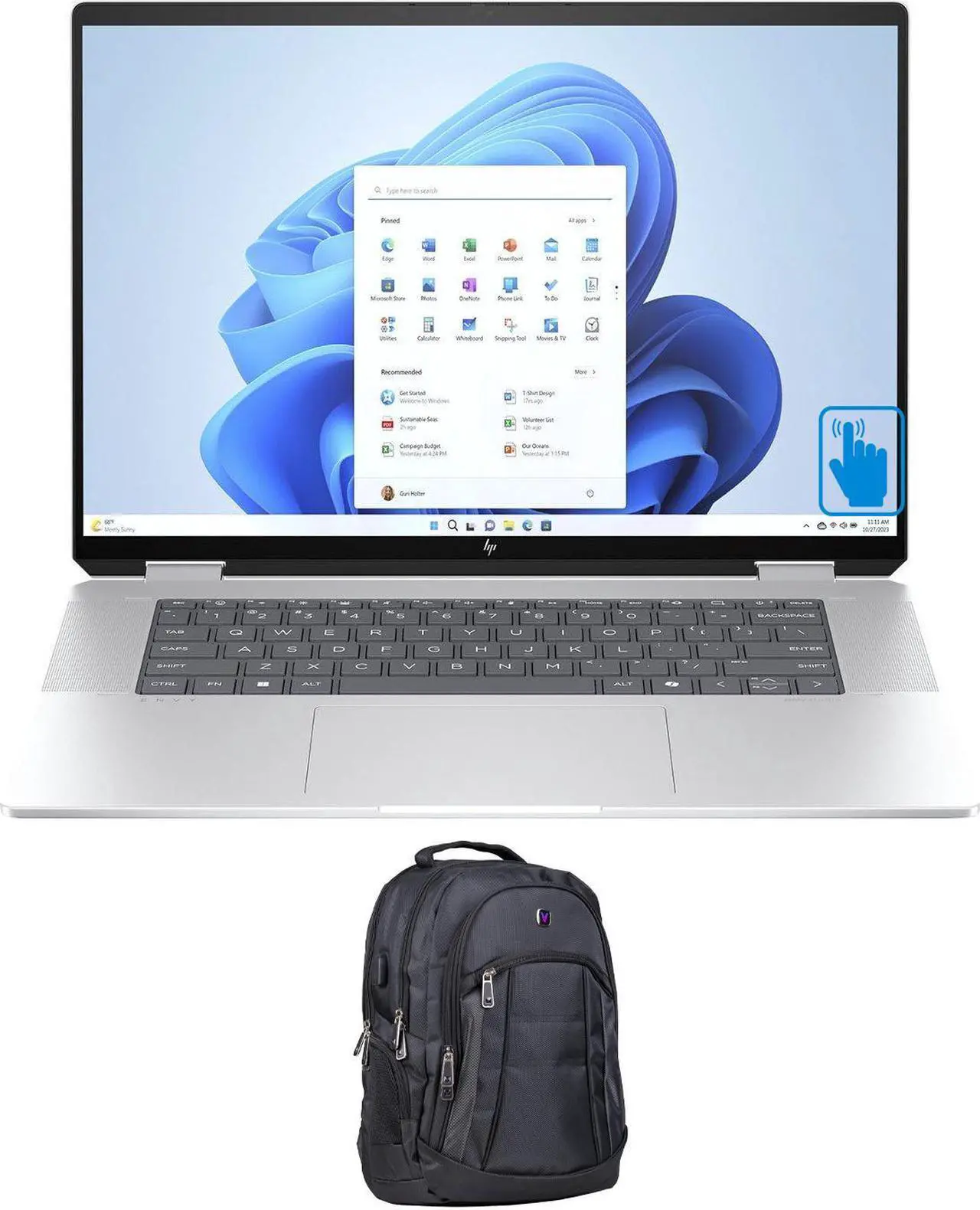 HP Envy x360 Home & Business 2-in-1 Laptop (Intel Ultra 7-155H 12-Core ...