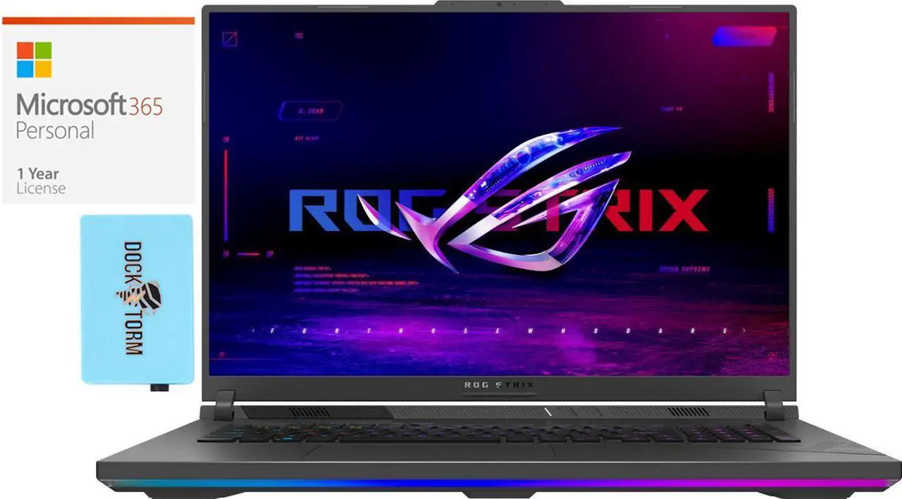 ASUS ROG Strix Gaming & Entertainment Laptop (Intel i9-14900HX 24-Core ...