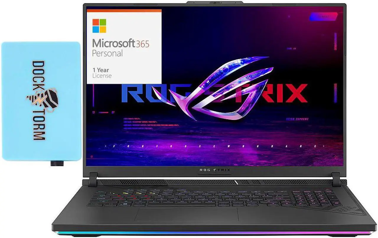 ASUS ROG Strix G18 Gaming Laptop (Intel i9-13980HX 24-Core, 18" 240 Hz ...