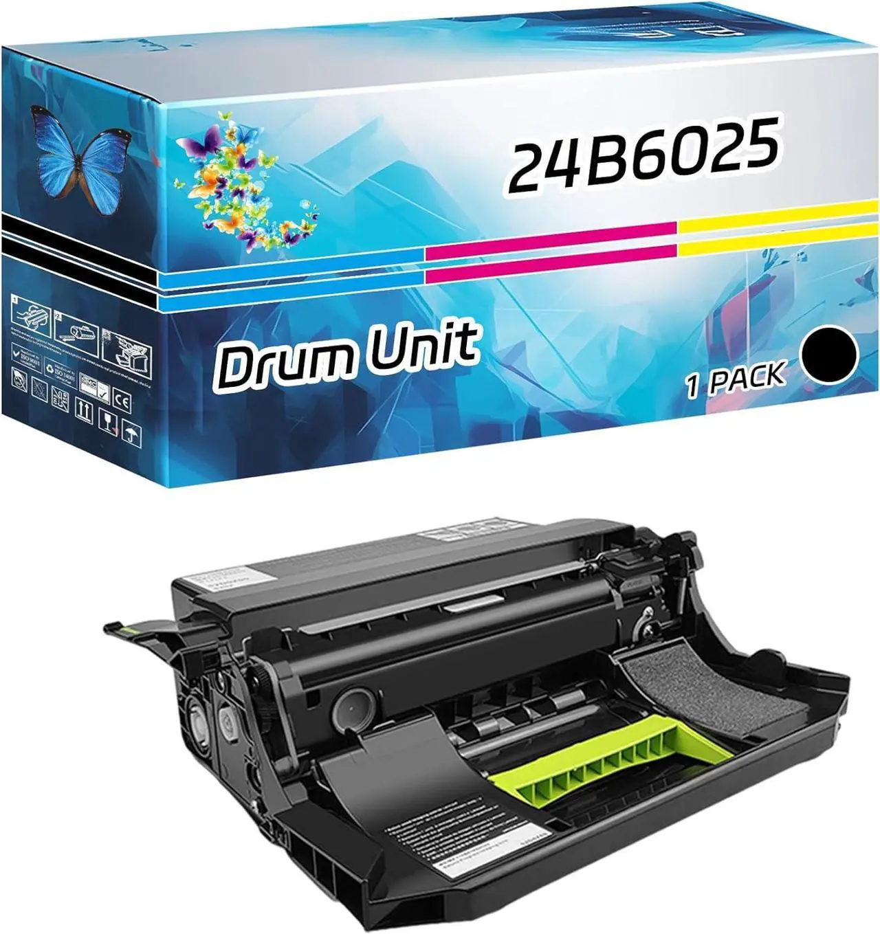 24B6025 Drum Unit Compatible for Lexmark XM7163 XM7163X XM7170 XM7170X ...