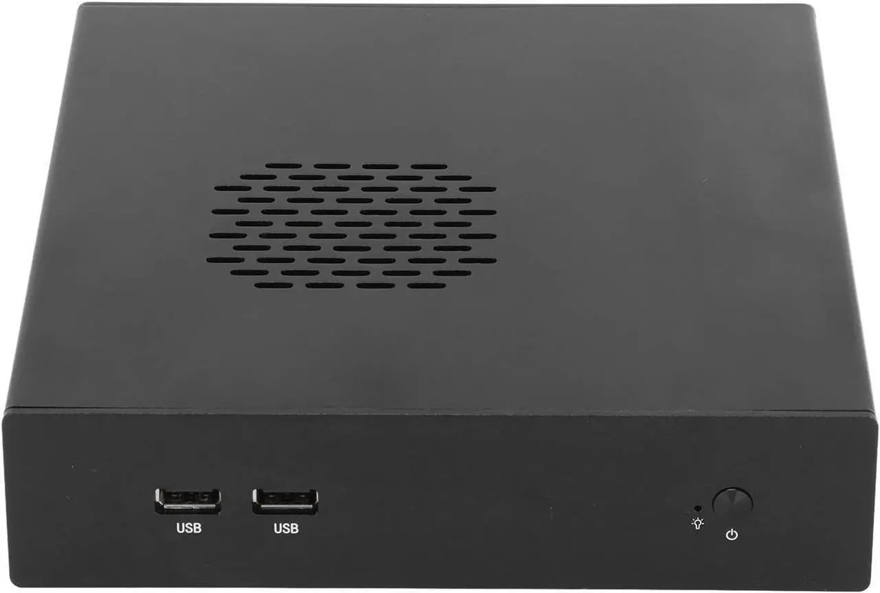 Micro ITX PC Case Black, Mini ITX Case Aluminum Computer for 17x17cm ...