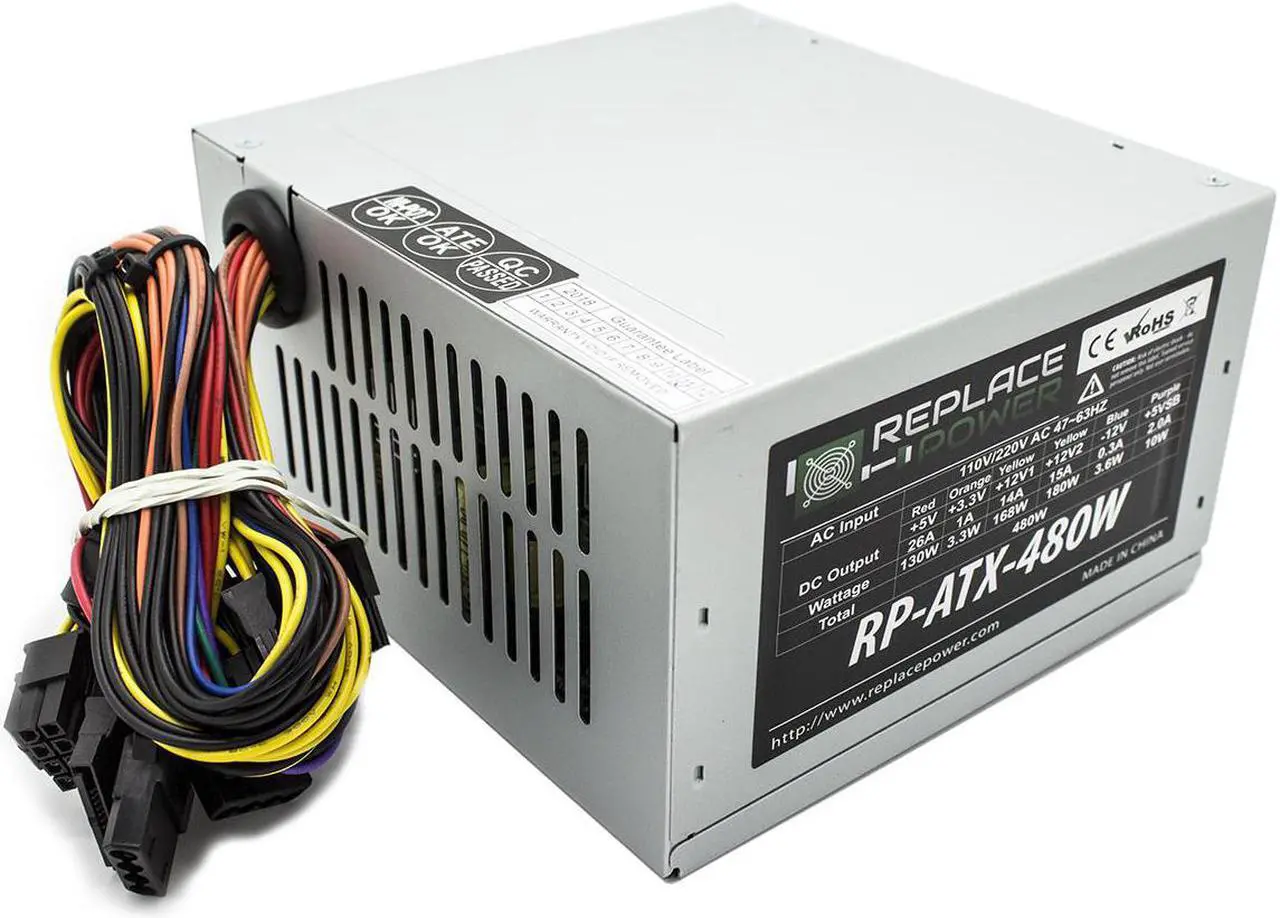 Replace Power Compaq Presario SR5000 Series 480W ATX Power Supply ...