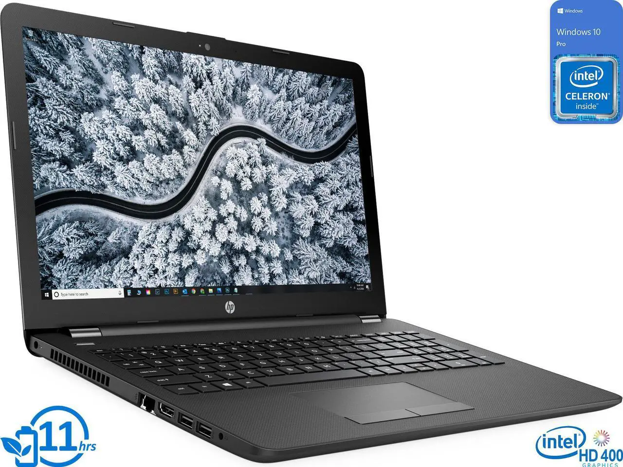 HP 15 Notebook, 15.6" HD Display, Intel Celeron N3060 Upto 2.48GHz, 4GB ...
