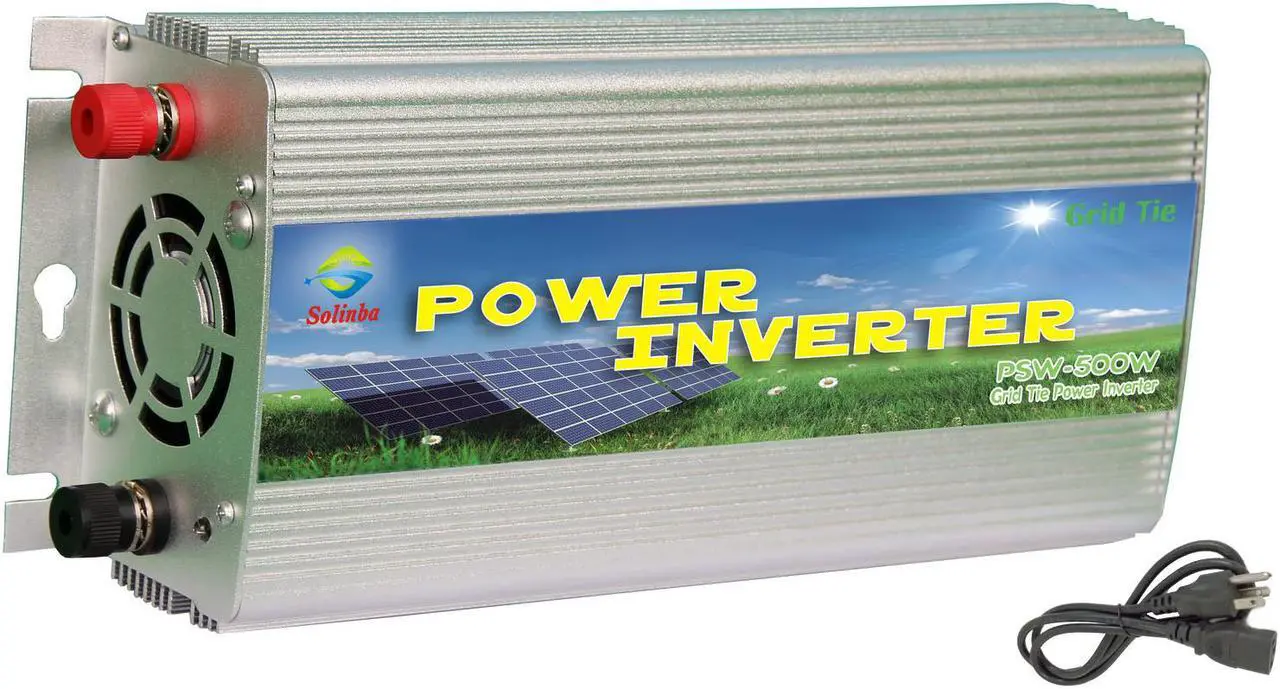 Solinba 500w on grid tie pure sine wave power inverter DC22-56v to AC ...