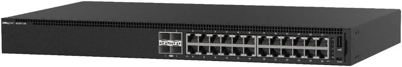 Dell EMC Networking N1124P-ON - Switch - Managed - 24 x 10/100/1000 (12 ...