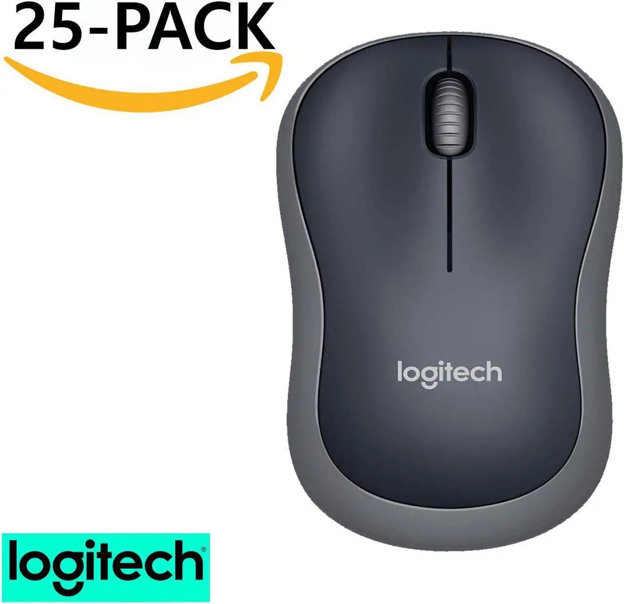 Logitech M185 Wireless Mouse for Computers Laptops Fast Scrolling ...