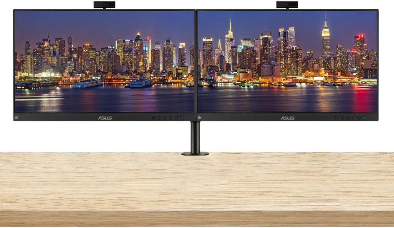 Asus BE24EQK 24-inch 1080P FHD Frameless IPS Business Monitor, 2-Pack ...