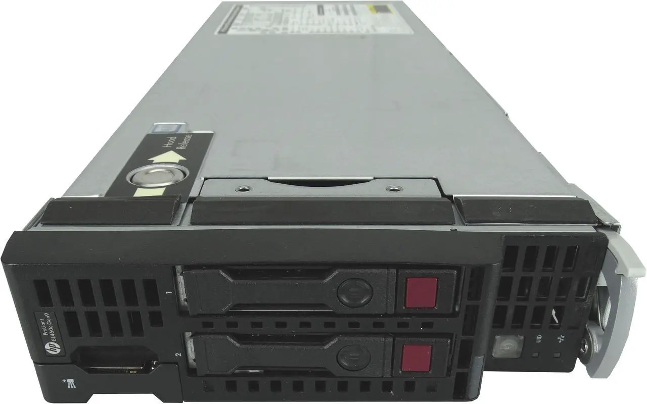 Refurbished: HP ProLiant BL460c G9 Gen 9 Blade Server, 2x E5-2690 V4 2 ...