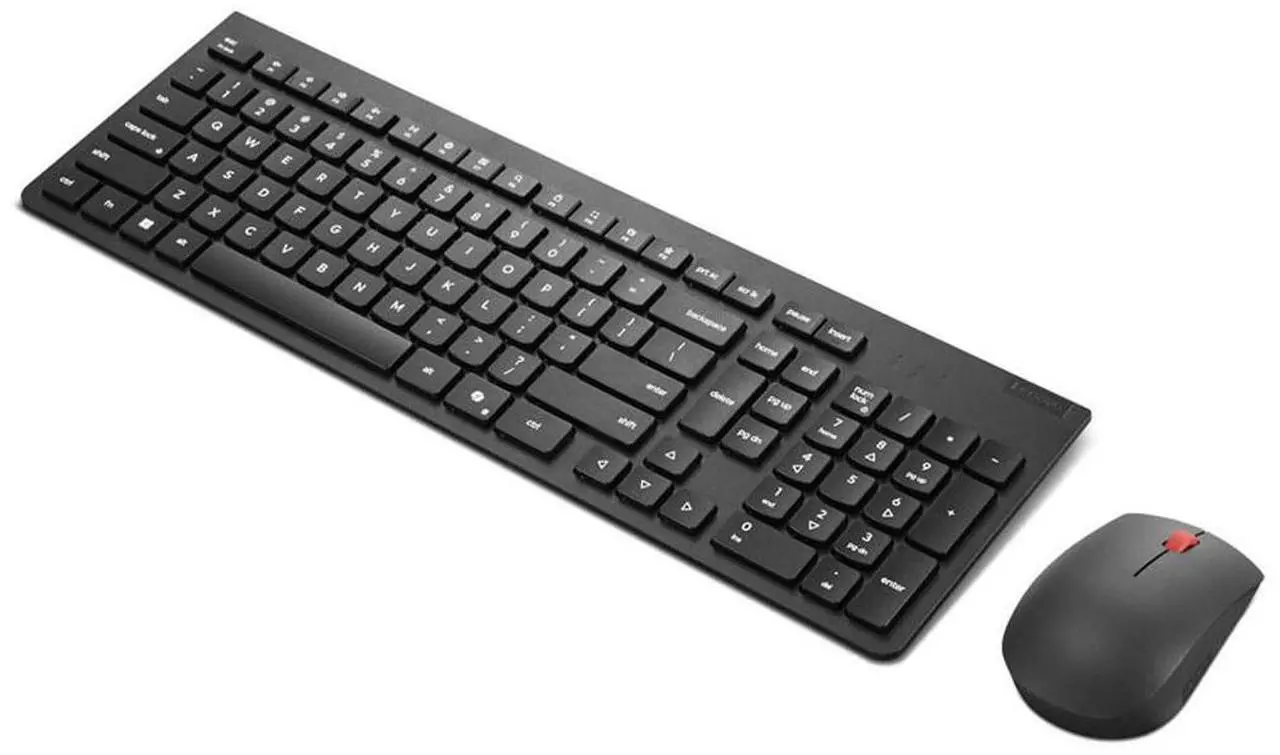 Lenovo Essential Wireless Combo Keyboard & Mouse Gen2 Black - Newegg.com