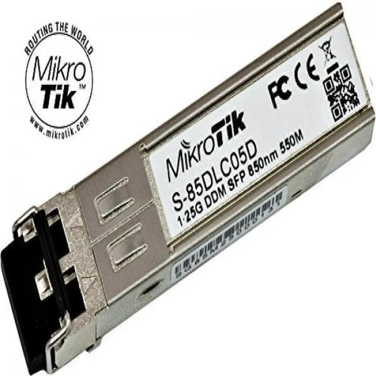 MikroTik S-31DLC20D, Transceiver 1.25G DDM SFP 1310nm Dual LC connector ...