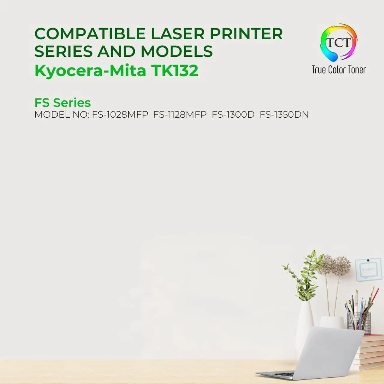 True Color Toner TK132 Toner Cartridge - Premium Compatible Replacement ...
