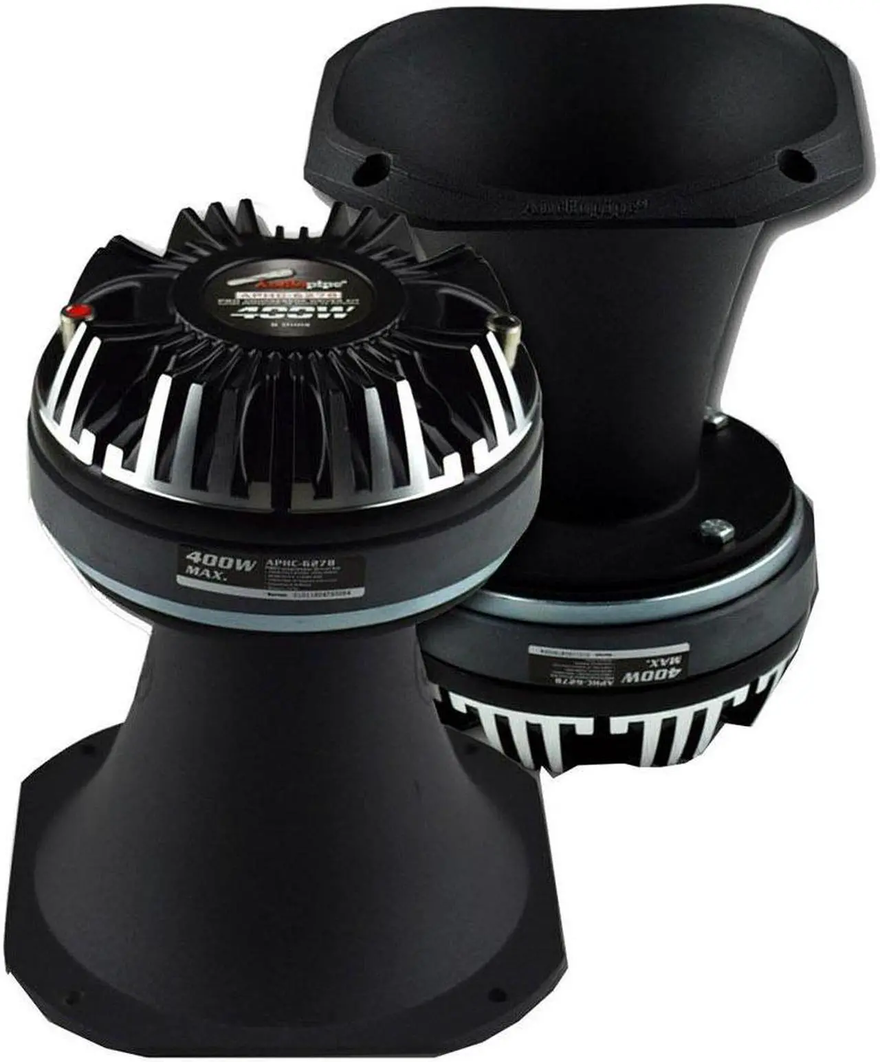Audiopipe 6.2" Inch Compression Driver With Aluminum Horn 400w Each ...