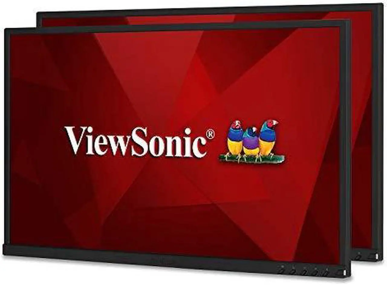 ViewSonic VG2448_H2 24 Inch Dual Pack Head-Only IPS 1080p Monitors with ...