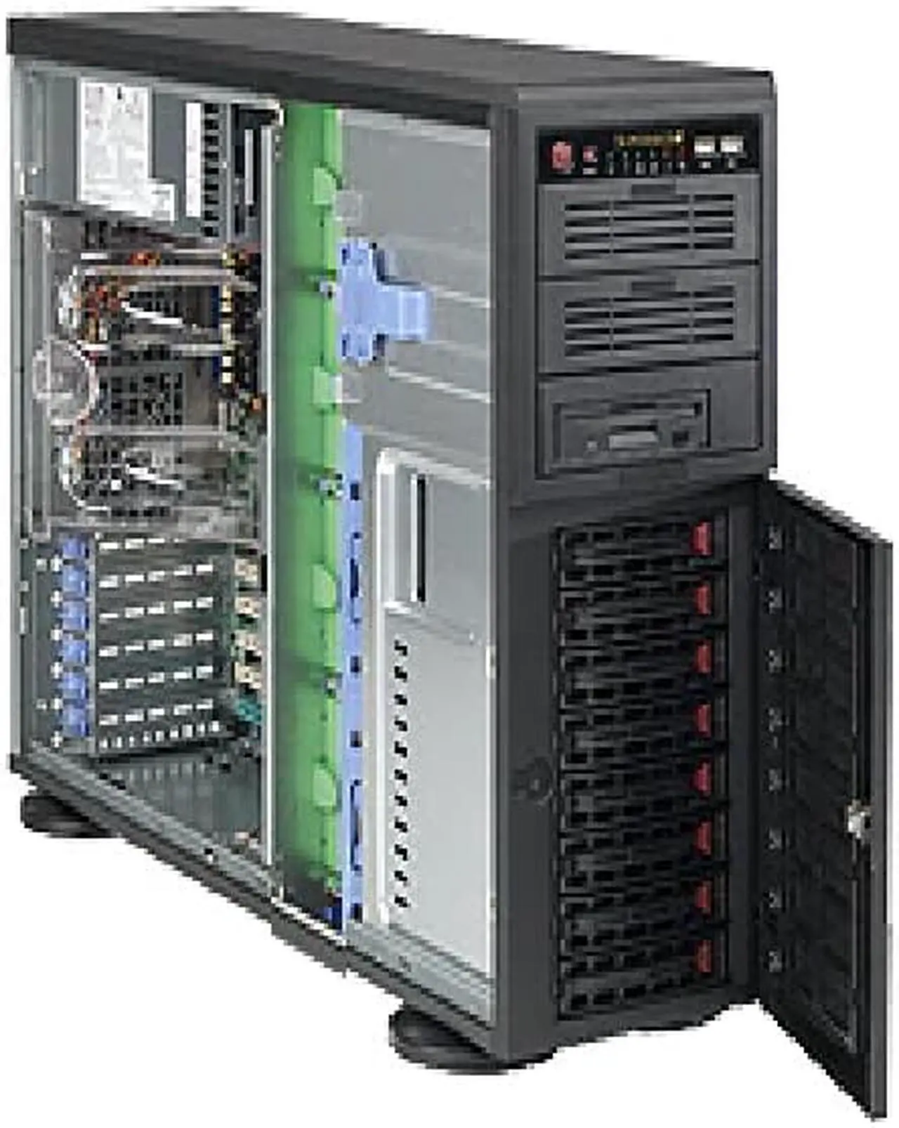 Supermicro CSE-743TQ-903B-SQ 4U 903W Chassis - Newegg.com